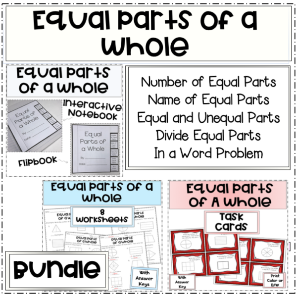 How to Make Math Fun With Equal Parts of a Whole – The A Plus Teacher